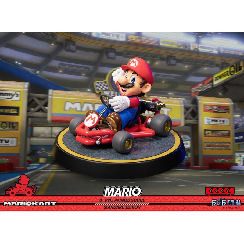 Mario Kart Mario True Form Standard Edition (First 4 Figures) - Action New