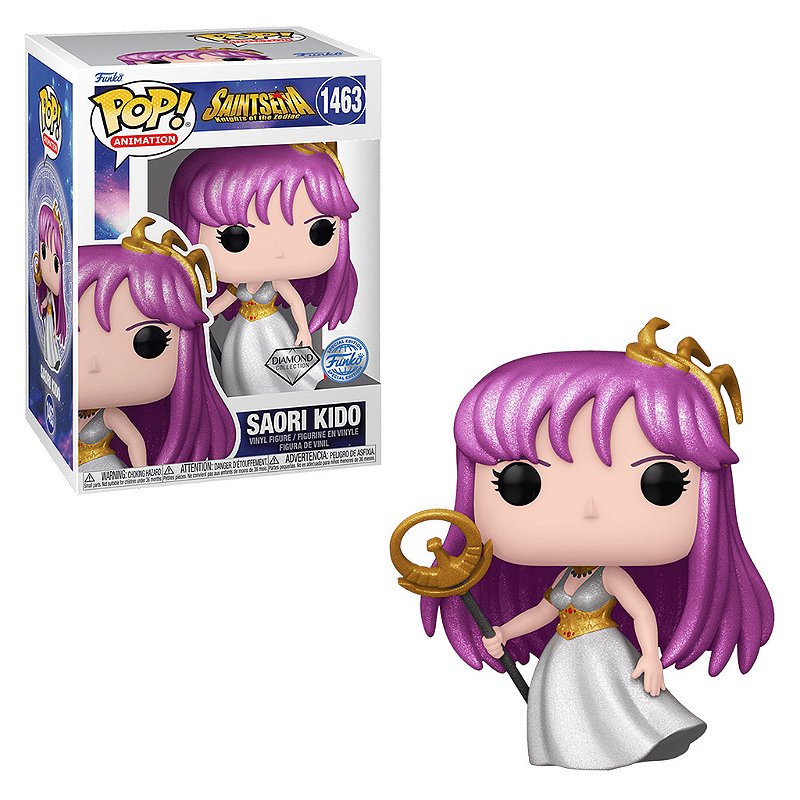 Funko Pop Saint Seiya Saori Kido #1463 Special Edition Diamond - Action New