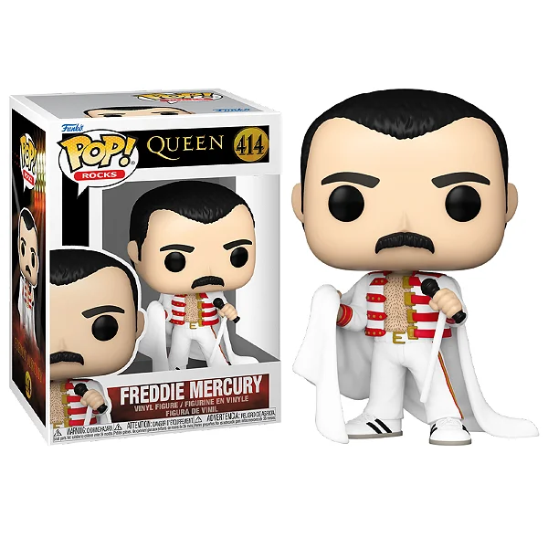 Funko Pop! - Freddie Mercury - #414 - Action New