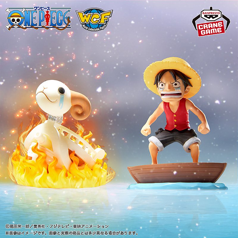 One Piece - Monkey D. Luffy + Going Merry - Log Stories - Action New
