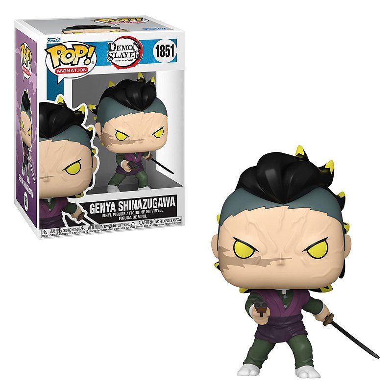 Funko Pop Demon Slayer Genya Shinazugawa Demon Form #1851 - Action New