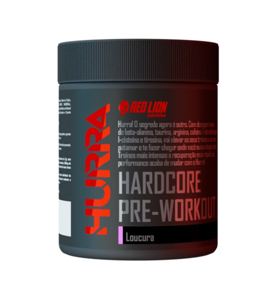 PRÉ TREINO HURRA 300G - RED LION - Macaco Blindado: Comprar Suplementos ...