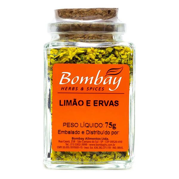 Tempero Limão e Ervas Bombay 75g - Me Gusta Veg
