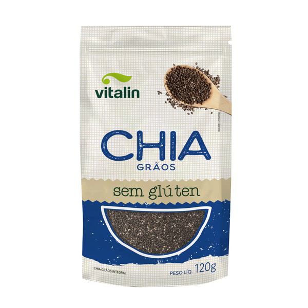 Chia em Grãos Vitalin 120g - Me Gusta Veg