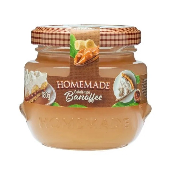 Geleia Banoffee Homemade 180g - Me Gusta Veg