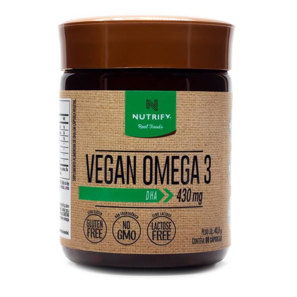 Vegan Ômega 3 Nutrify 60 caps - Me Gusta Veg