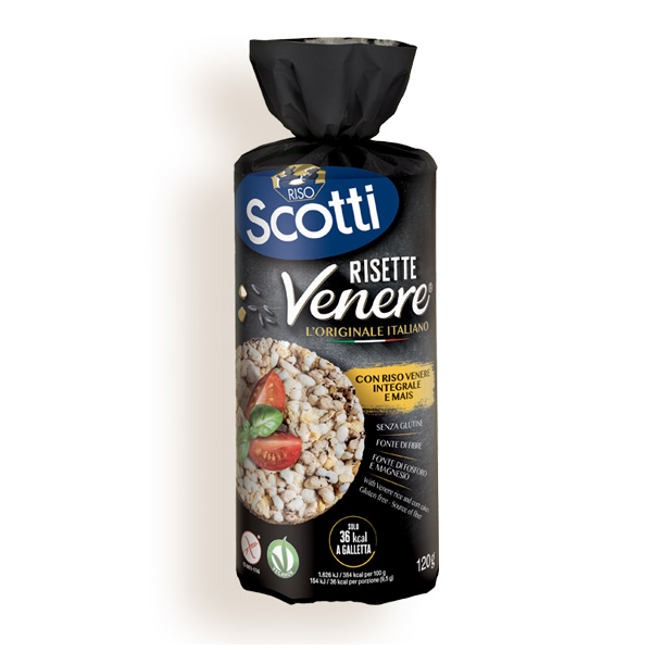 Biscoito de Arroz Risette Venere Riso Scotti 120g - Me Gusta Veg
