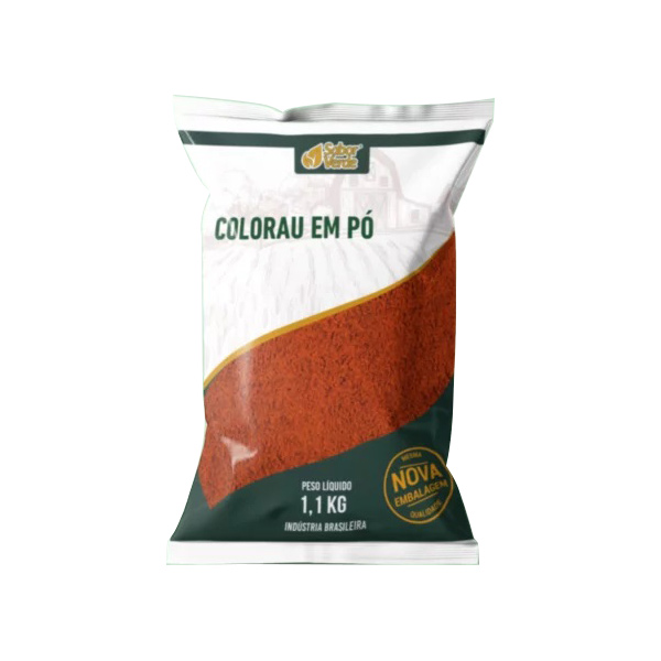 Colorau em Pó Sabor Verde 1,1kg - Me Gusta Veg