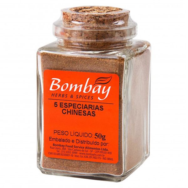 Tempero 5 Especiarias Chinesas Bombay 50g - Me Gusta Veg