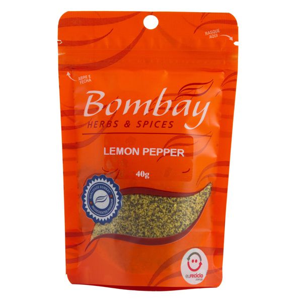 Tempero Lemon Pepper Bombay - Me Gusta Veg