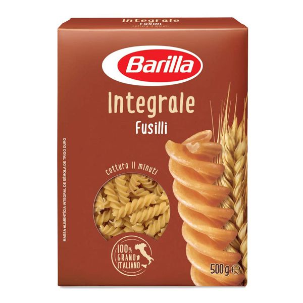 Massa Fusilli Integral Barilla 500g - Me Gusta Veg