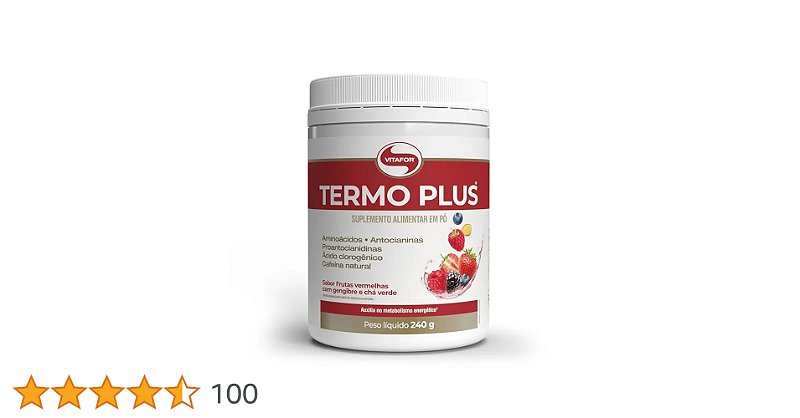 TERMO PLUS FRUTAS VERMELHAS C/GENG E CHA VERD 240G - Drogaria do ...
