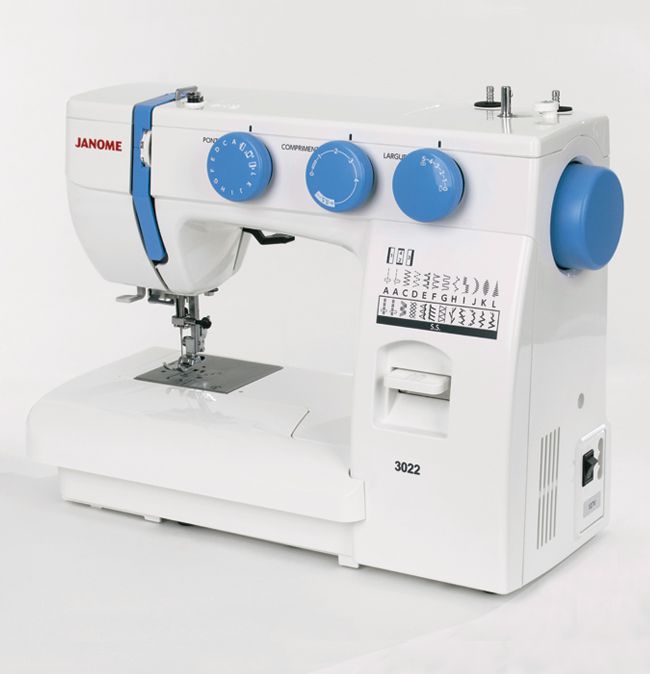 MAQUINA DE COSTURA JANOME 3022 COM 22 PONTOS 220 VOLTS - Rei Das Máquinas