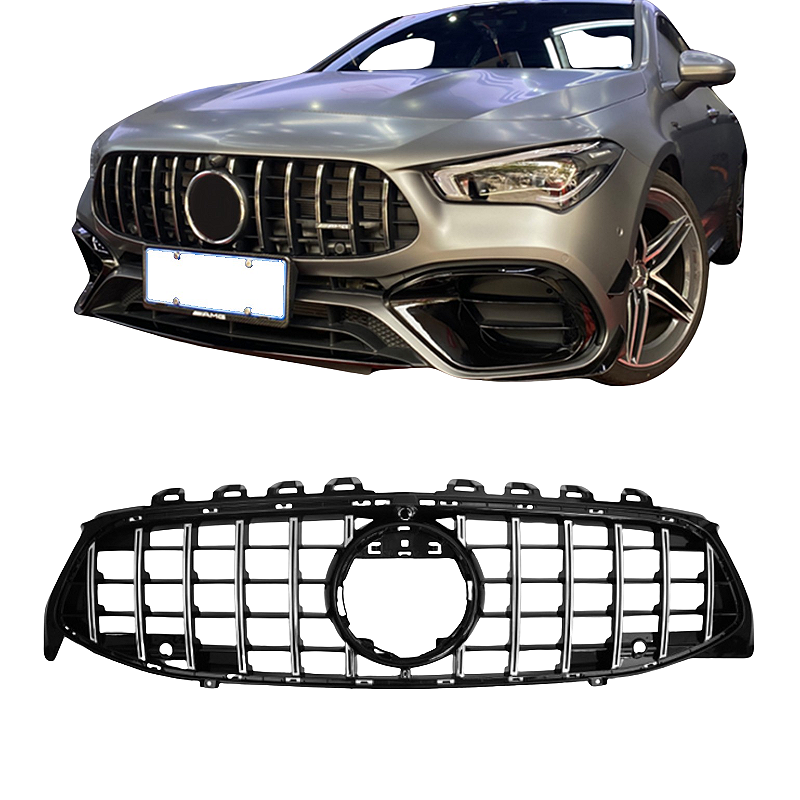 Grade Frontal Mercedes CLA W118 AMG Black Piano e Cromado GT - Veon ...