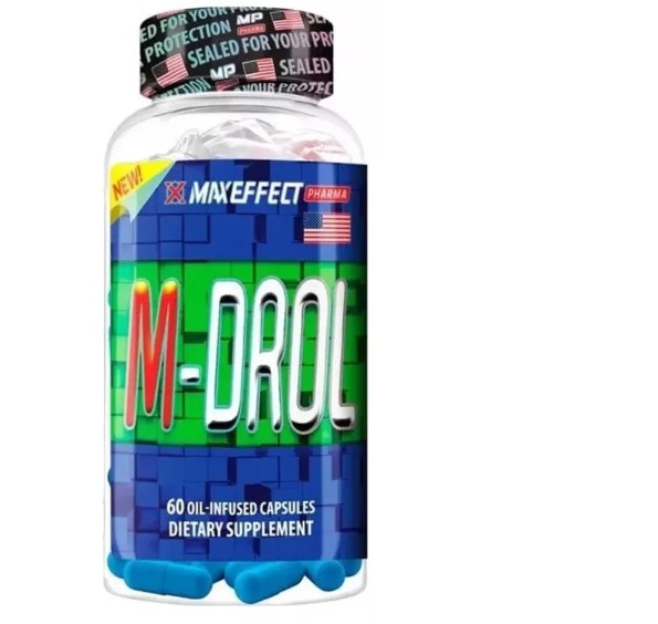 Pro Hormonal M-Drol MaxEffect Pharma com 60 cápsulas - R4 SUPLEMENTOS