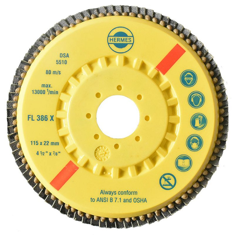 DISCO DE LIXA FLAP - FL 386 X - Europa Ferramentas