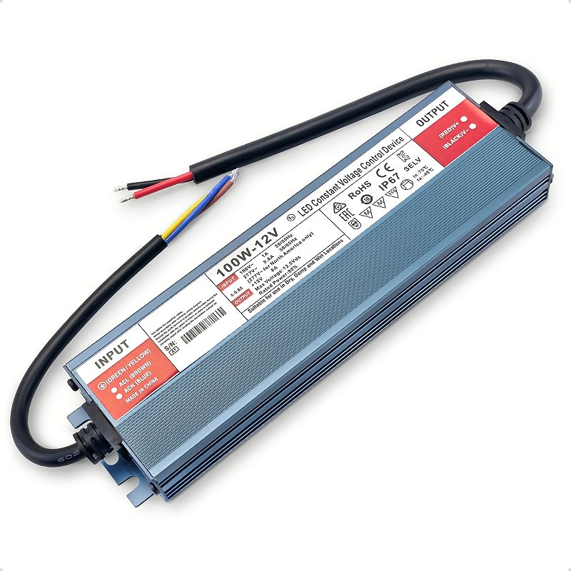 Fonte Blindada 12v 100w Led Driver Bivolt Ip67 Slim 8.3a Fita - FIXCOM | Distribuidora de ...