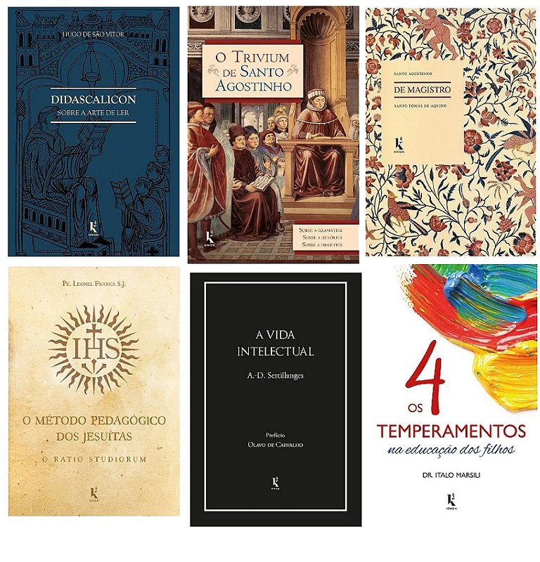 Kit 6 Livros Literatura Classica Basica Pais e Educadores - Papelaria ...