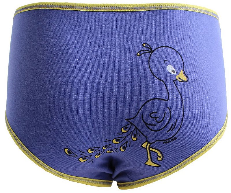 Calcinha Maria - Pavão - Otomano - Moda Infantil, Juvenil e Adulto