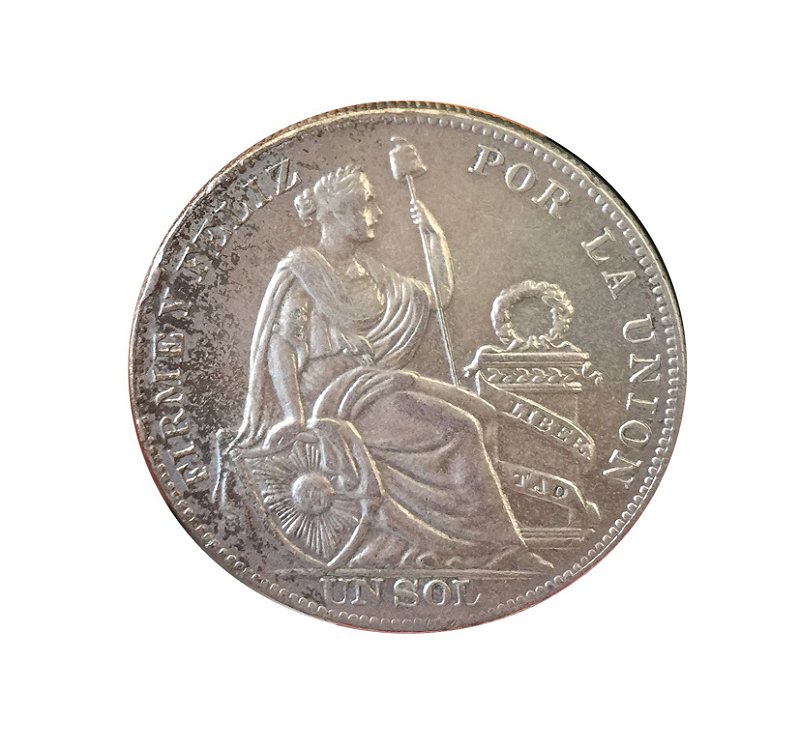 Numismática. Moeda de Prata do Peru Un Sol 1934 - Numismática Trato ...
