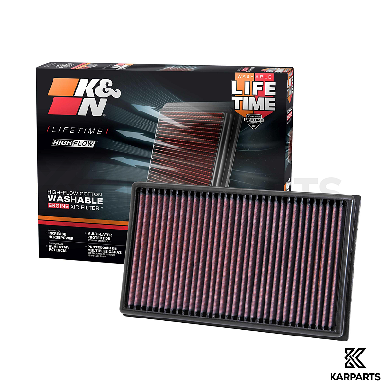 Filtro de Ar Esportivo Inbox K&N Golf GTI MK7 Jetta GLI Tiguan A3 S3 TT ...