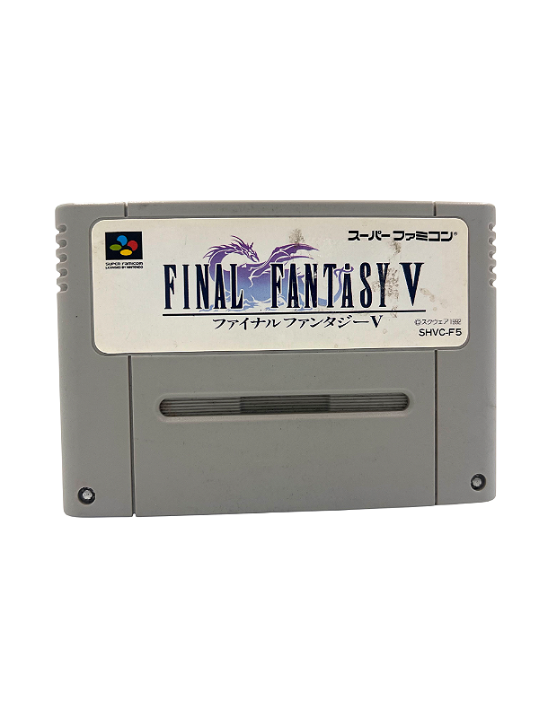 Jogo Super Famicom - Final Fantasy V Loose Japones - StarTyrian Games