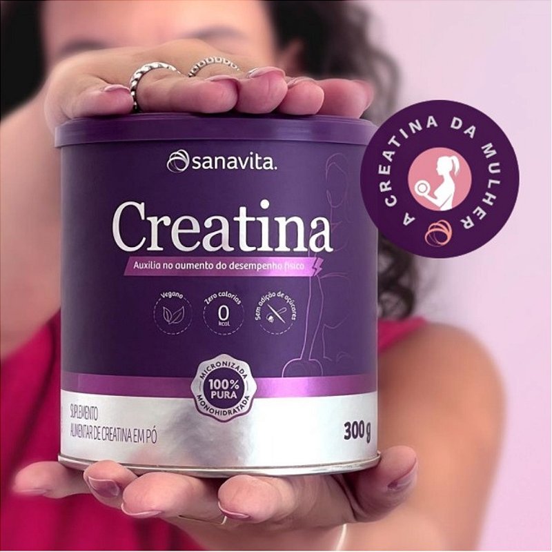 Sanavita Creatina 300g Empório Saúde E Sabor