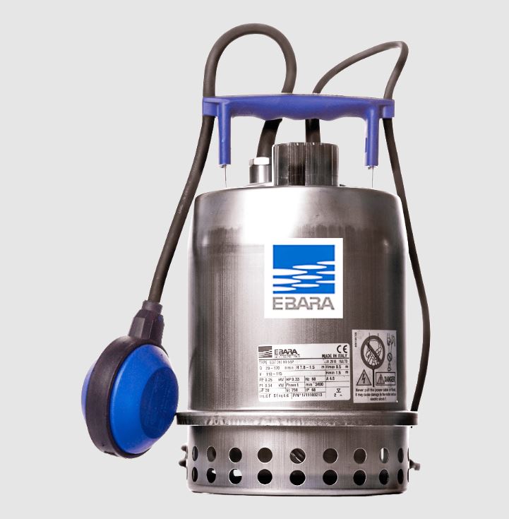 Bomba Submersível Best One Ma 1/3cv Monofásico Motor Ebara Ip68 110 ...