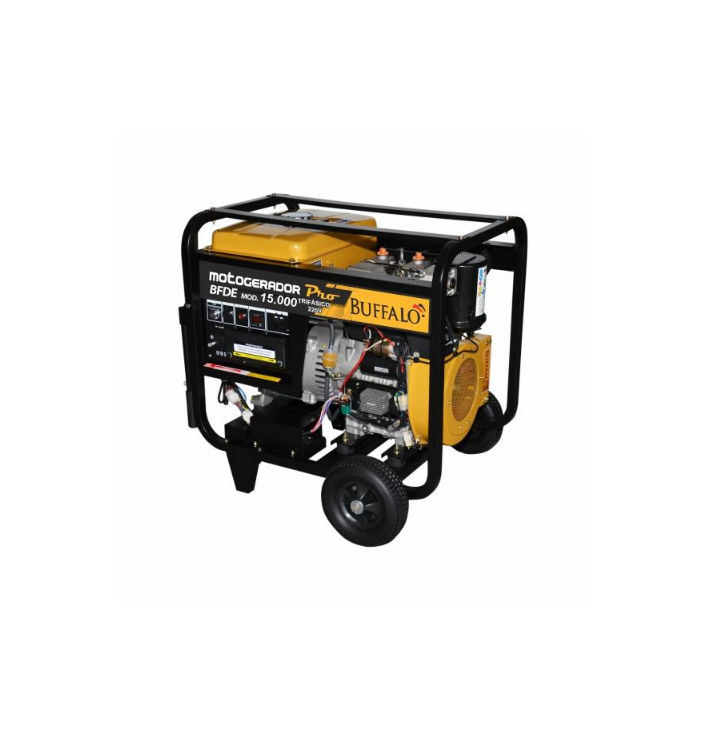 Gerador de Energia Diesel Buffalo Bfde 15000 Pro 15kva Trifasico 380v ...