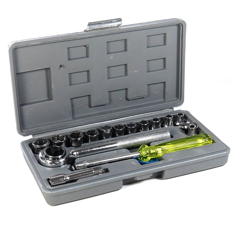 KIT SOQUETE 17 PEÇAS - lavneteletronicos.com.br