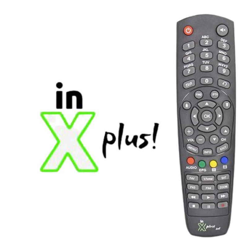 Controle Remoto In X Plus Sat - lavneteletronicos.com.br