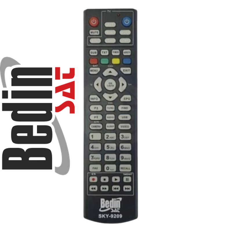 Controle Remoto Receptor Bedim Sat BS-9500 / BS-9100 9209 ...