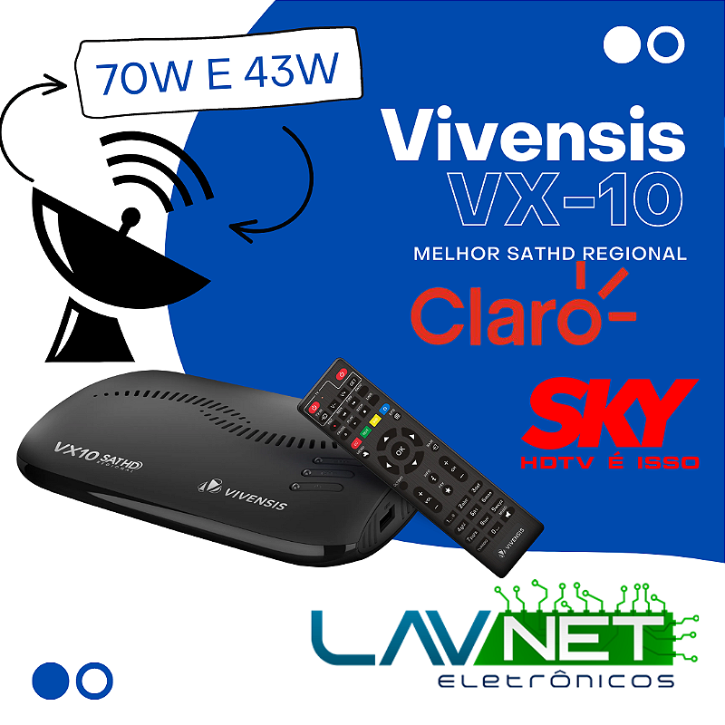 Vivensis VX-10: Potência e Performance Máxima para Seu Entretenimento - lavneteletronicos.com.br