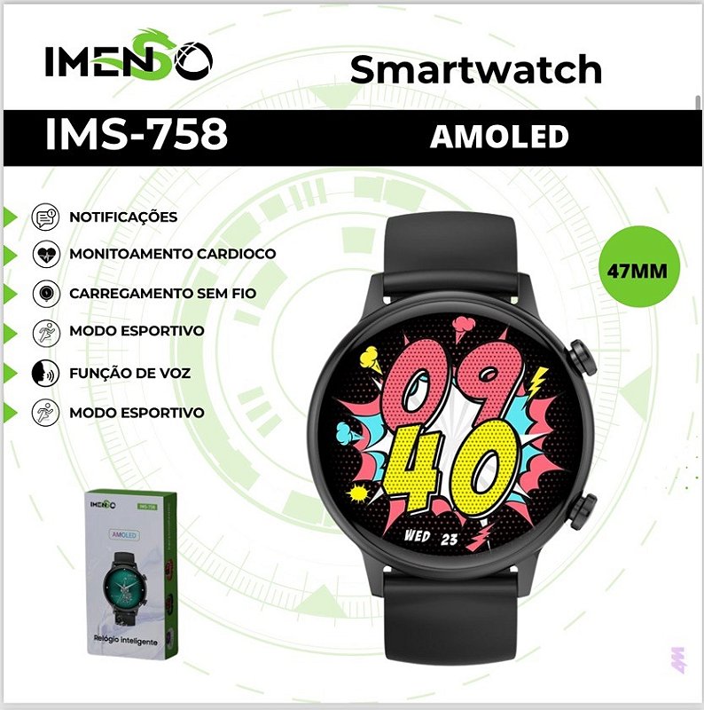 Relogio SmartWatch Imenso IMS-758 - lavneteletronicos.com.br