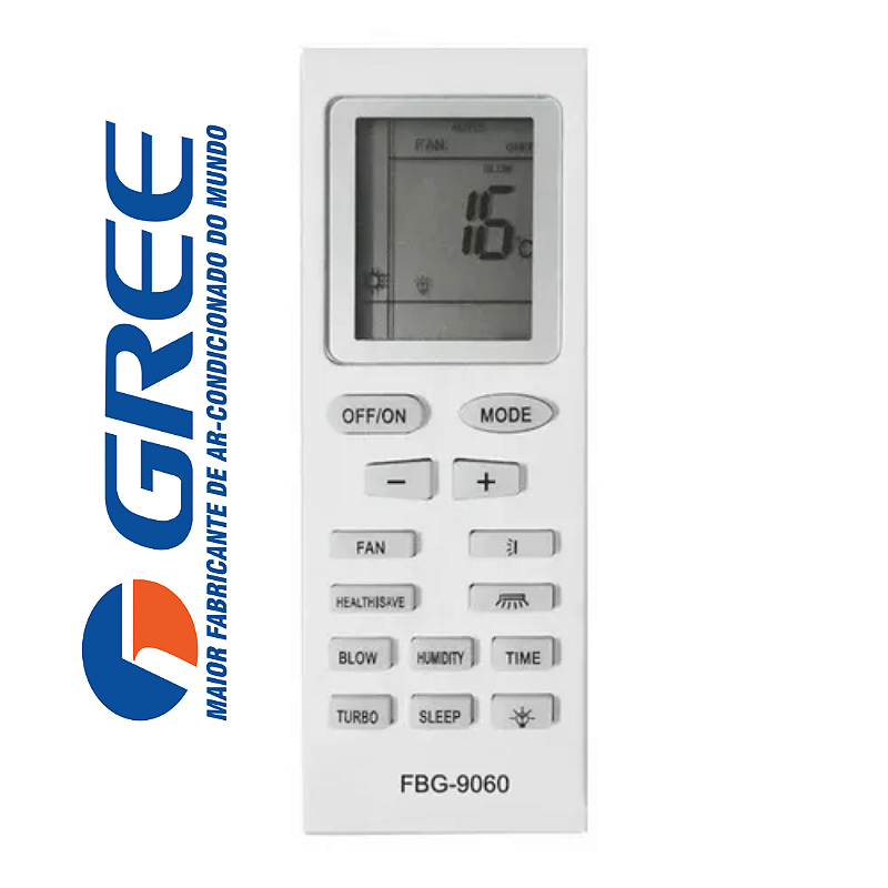 Controle AR Condicionado Gree 9060 - lavneteletronicos.com.br