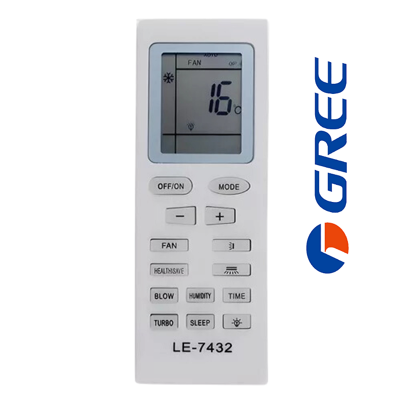 Controle AR Condicionado Gree 7432 - lavneteletronicos.com.br