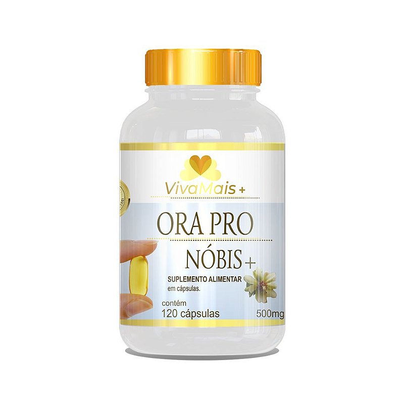 ORA PRO NÓBIS + COM VITAMINAS E MINERAIS 120 CÁPSULAS - VivaMais
