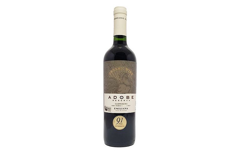 Vinho Orgânico Seco Adobe Carménère Reserva 750mL - EMPÓRIO DON GRANO