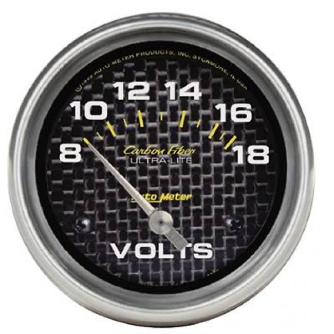 ATM-4891 - RELOGIO VOLTIMETRO AUTOMETER- LINHA CARBON FIBER - ULTRALITE ...