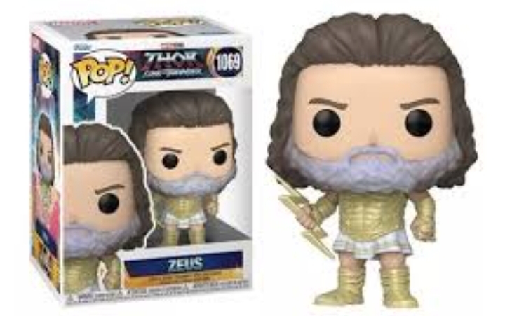 Funko Pop Filmes/ Séries - Marvel: Thor Love and Thunder - zeus 1069 ...