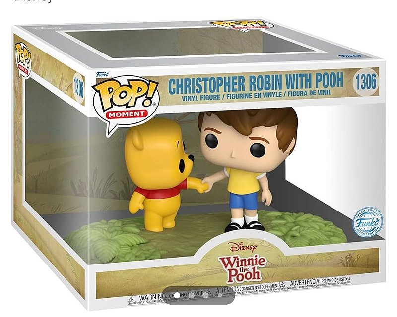 Funko Pop Desenho/Animação - Winnie the Pooh - Christopher Robin with ...