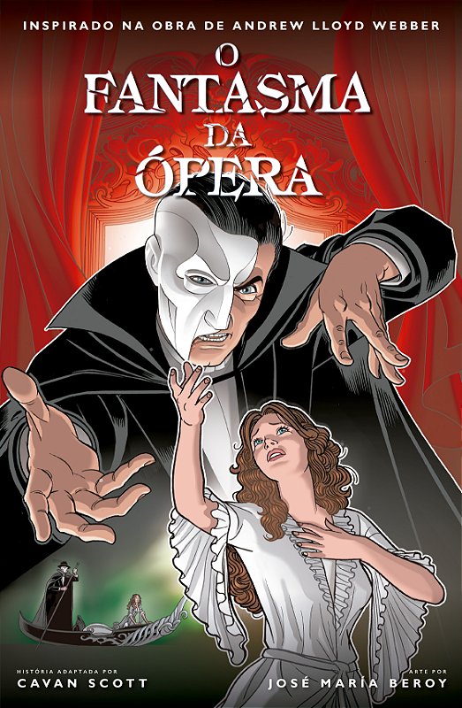 Arte Da Capa Do Fantasma Da Opera THE PHANTOM OF THE OPERA