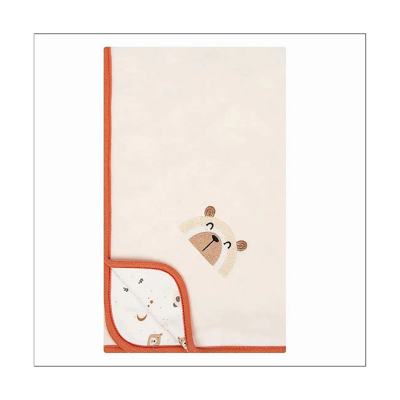 Manta De Soft Hug Minimalista Terracota - Nuvem de Algodão