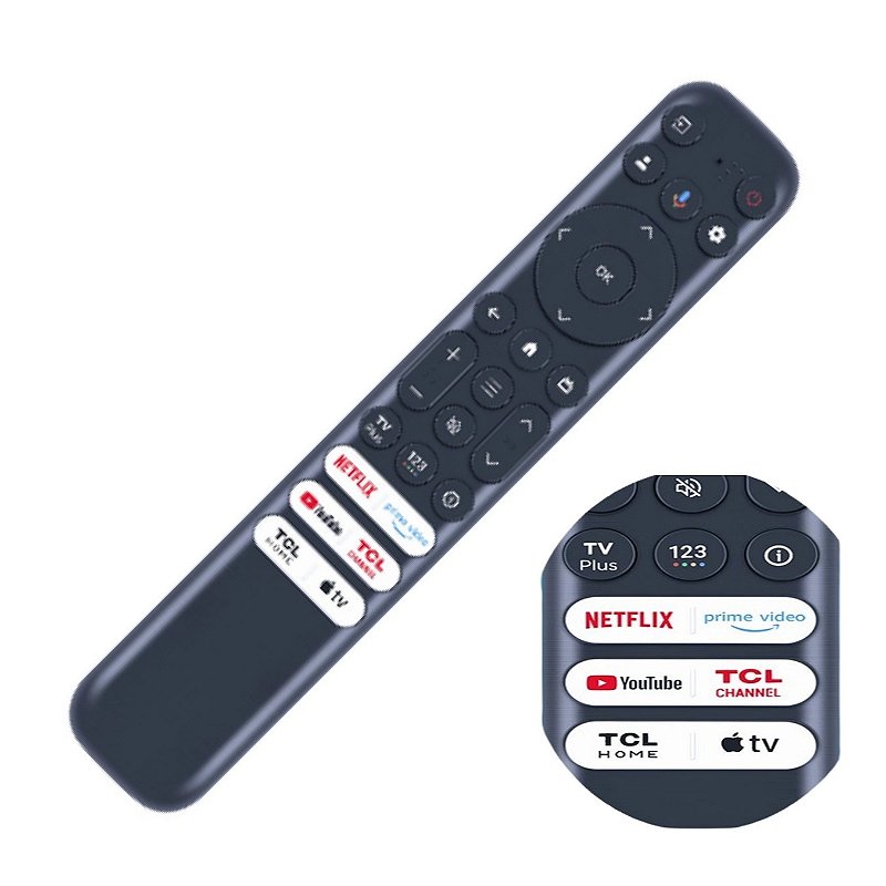Controle Remoto Para Smart Tv Tcl Rc813, Fmb1, Rc813, Fmb3 - Mundo do ...