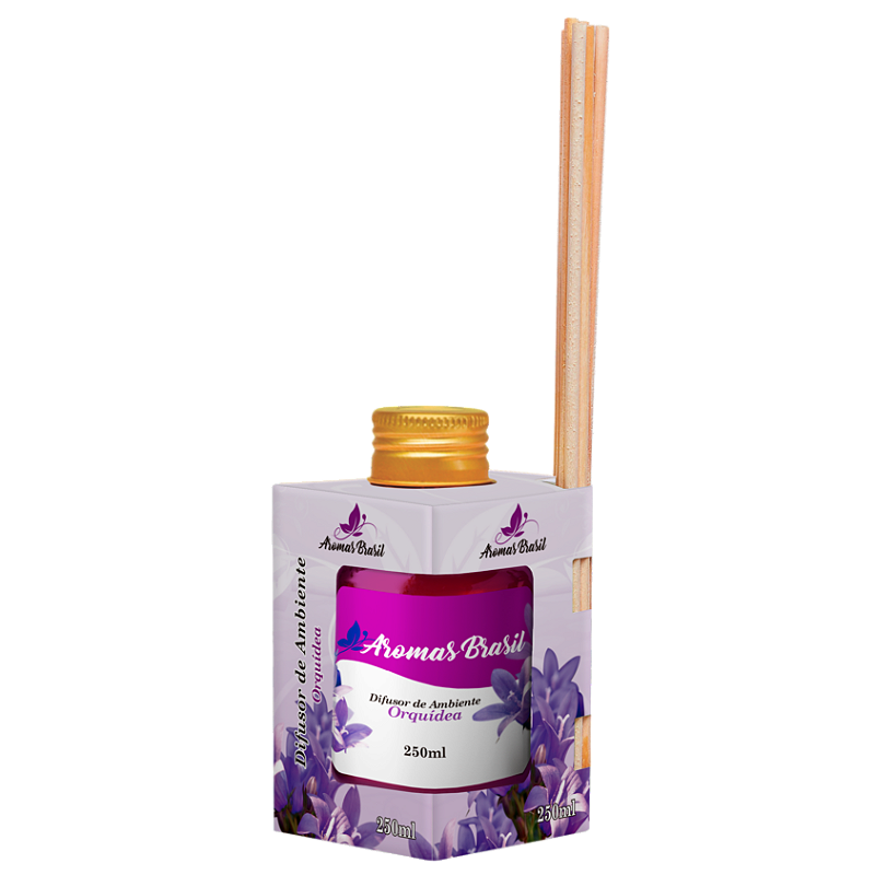 DIFUSOR AROMAS BRASIL 250ML ORQUIDEA - Amazonia Aromas