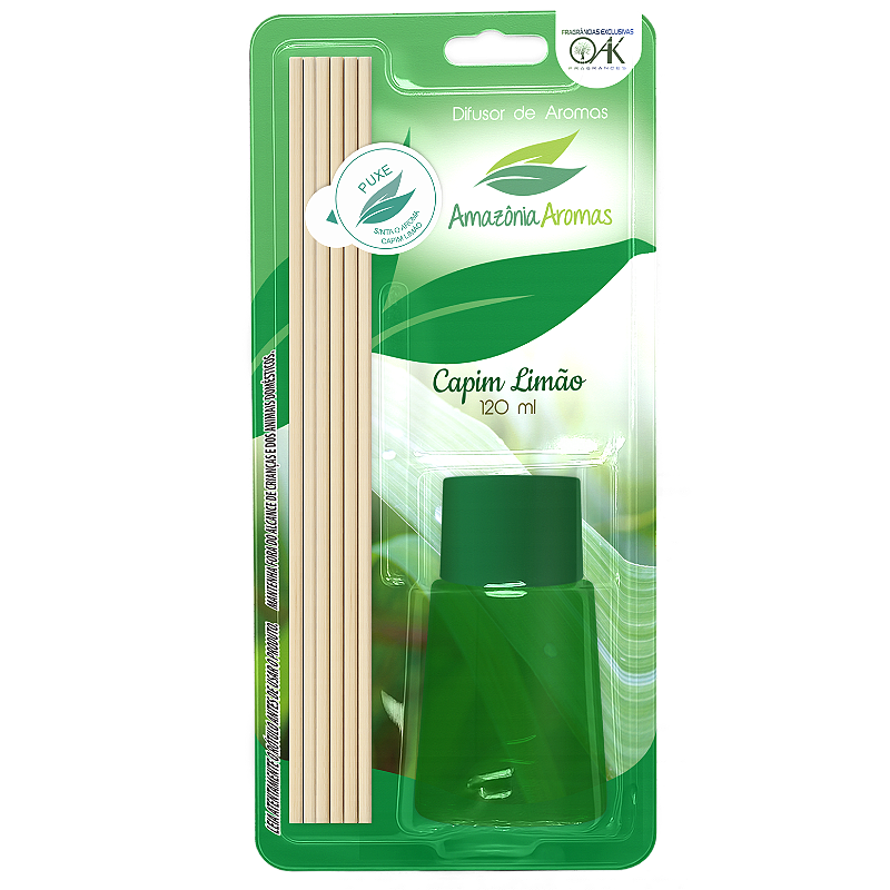 BLISTER AMAZÔNIA AROMAS 120ML CAPIM LIMÃO - Amazonia Aromas