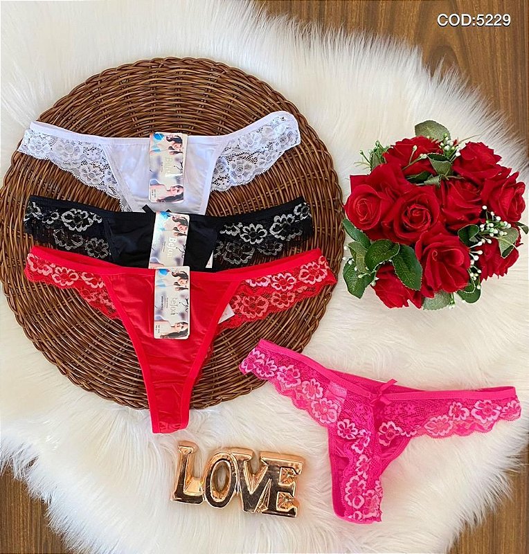 Pacote de Calcinha Bejoa - Modelo 05 - Linda Moreira Moda Intíma