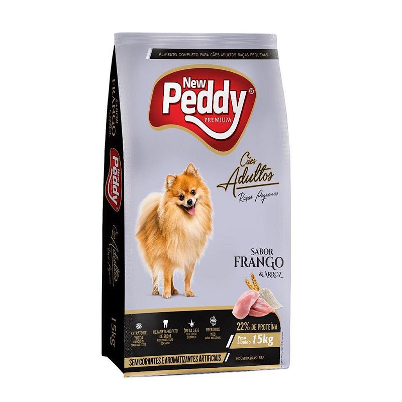 Ração Premium Para Cães Adultos Pequeno Porte 15Kg New Peddy - Zozo Pet ...