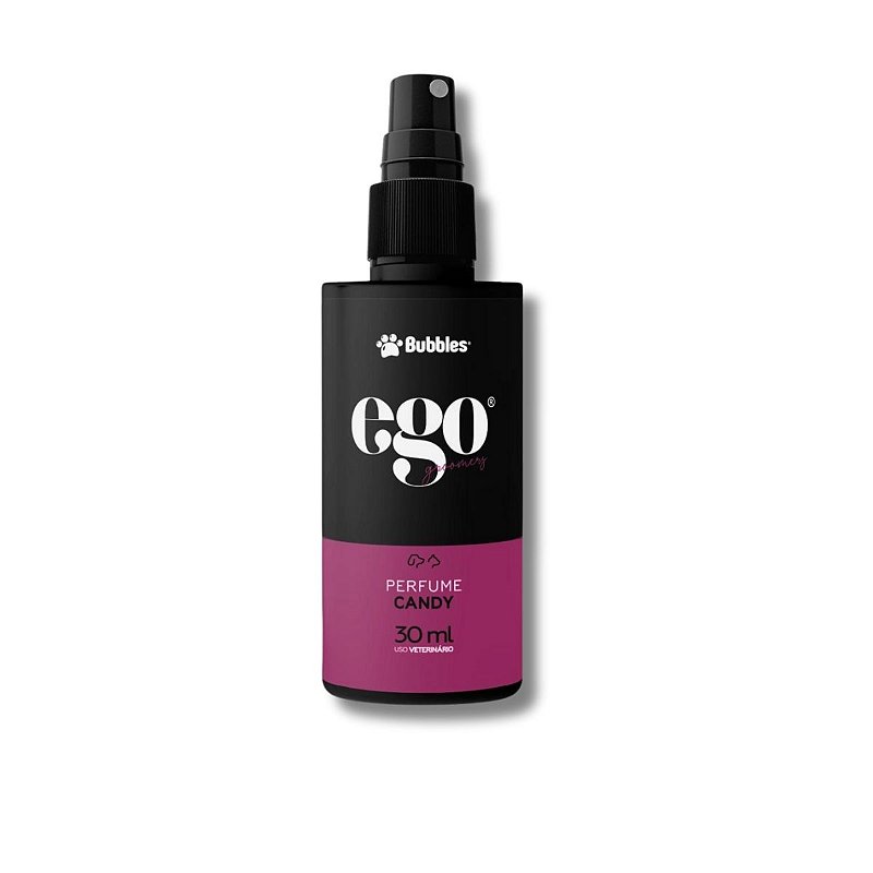Perfume Pet Candy Ego 30ml Cães e Gatos Banho e Tosa Bubbles - Zozo Pet ...