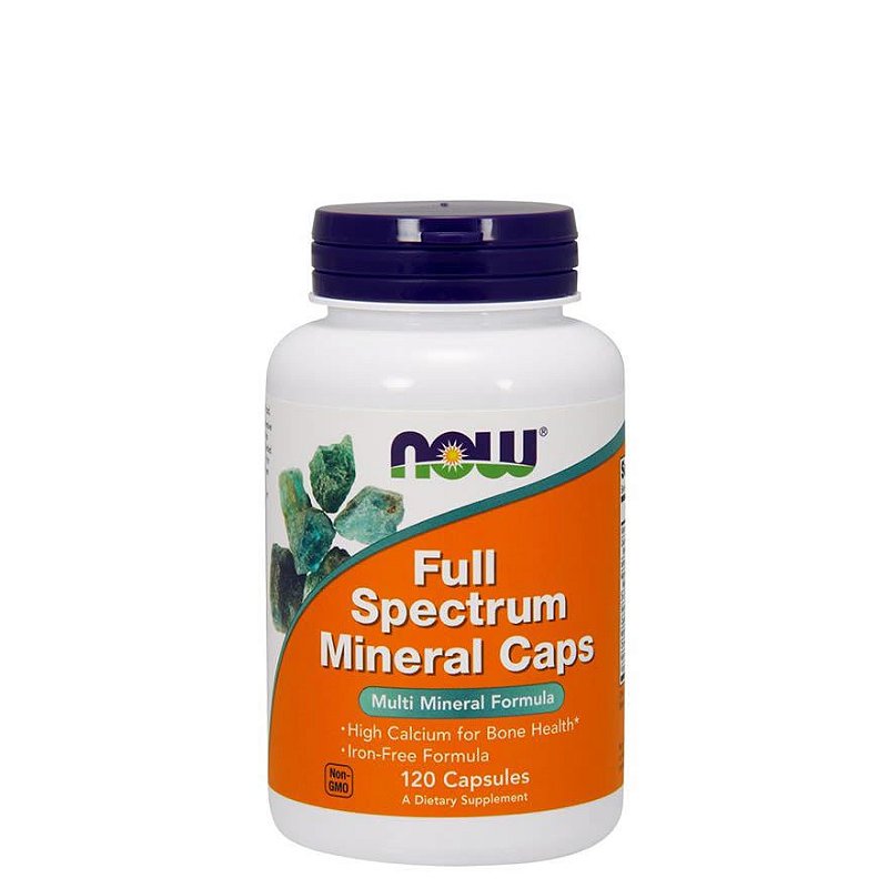 FULL SPECTRUM MINERALS - 120 CAPS - NOW FOODS - Day Offer Suplementos
